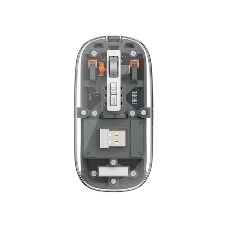 WiWU WM105 Crystal Transparent Wireless Mouse - ARAMBAZ