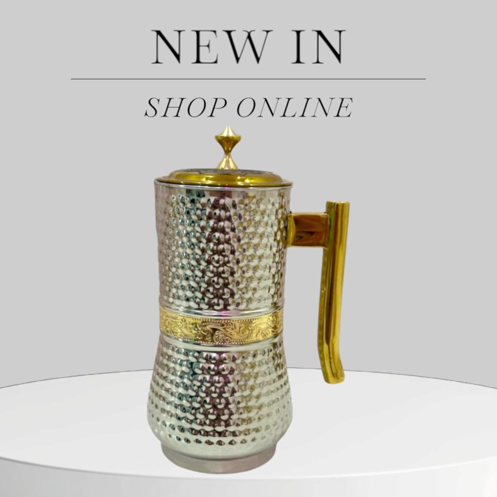 Craft Stainless Steel Water Jug – 2 Litres (Fancy Design) - ARAMBAZ