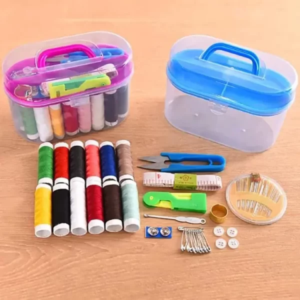10 in 1 Household Sewing Tools – Portable Sewing Kit Needle Box Set ...