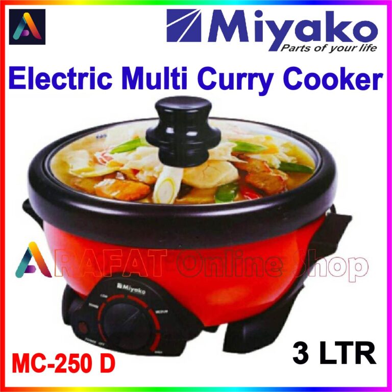 Miyako Multi Cooker MC-350D (4 Litre) – Electric Curry Cooker with ...