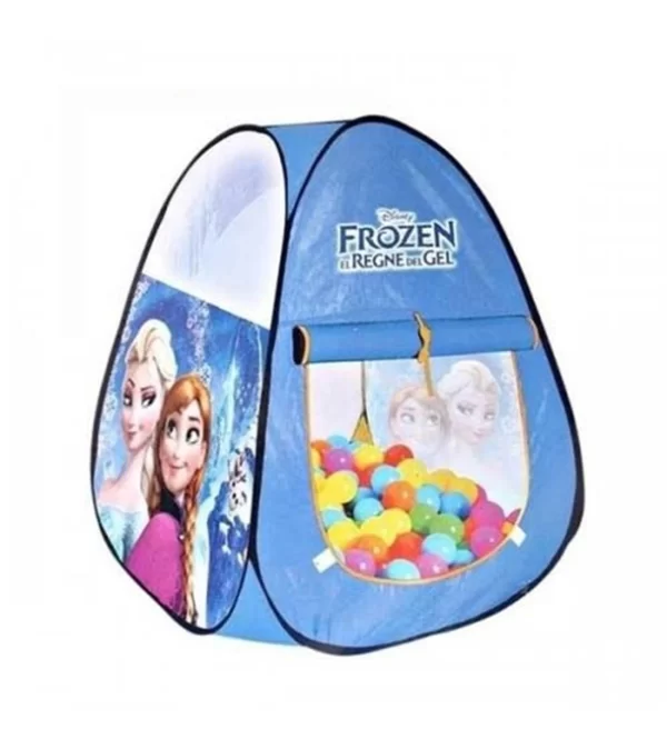 Frozen Tent House with 50 Balls – Blue | Kids Play Tent & Ball Pit Set ...