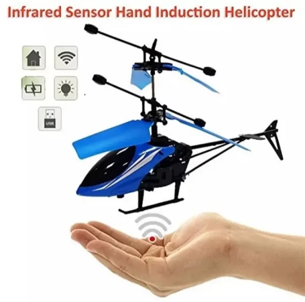 Sensor Helicopter With Charger – Automatic Flying Toy for Kids - ARAMBAZ