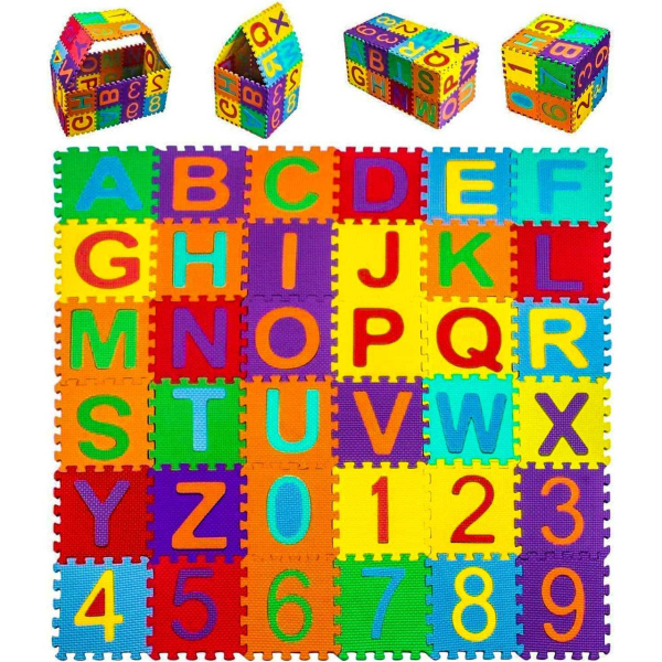 Foam Puzzle – Soft, Colorful & Educational Play Mat for Kids - ARAMBAZ