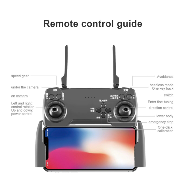 S97 Drone | 4K HD Dual Camera | Optical Flow Hover | Obstacle Avoidance ...