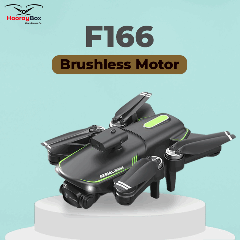 F166 Brushless Drone | 4K Dual HD Camera | Powerful Brushless Motor ...