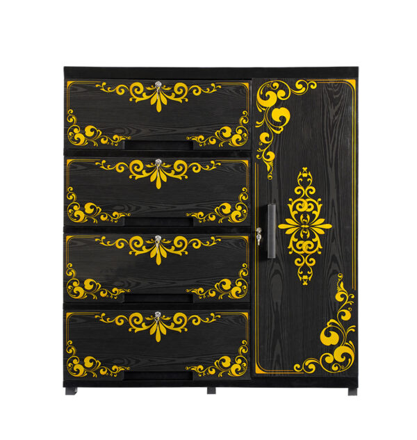 RFL Wardrobe King – Black Wood - ARAMBAZ