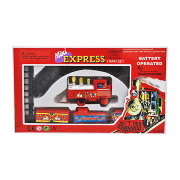 Mini Plastic Train Set – Mini Express Train Set for Kids (1 Battery ...