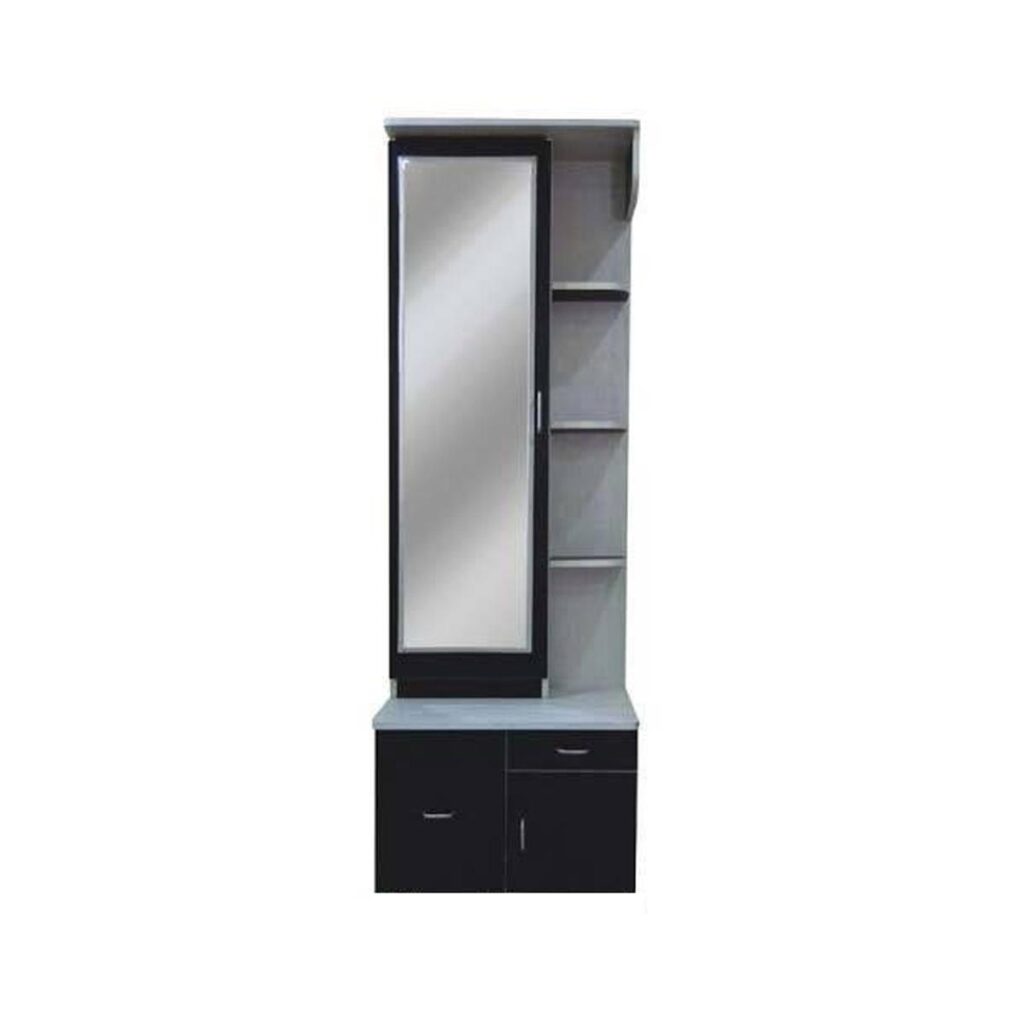 Melamine Laminated Board Black Dressing Table - ARAMBAZ