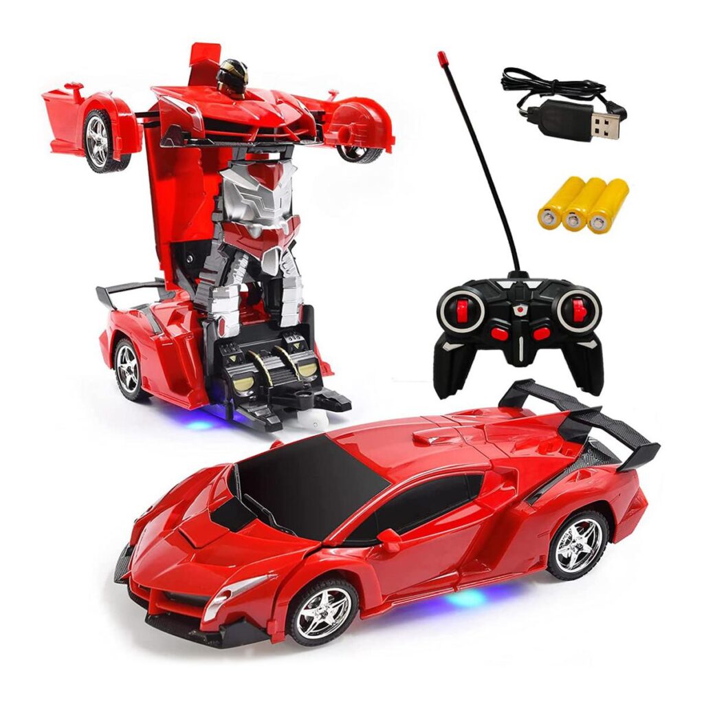 2-in-1 Deformation Transform RC Robot Car Toy – Assorted for Kids - ARAMBAZ