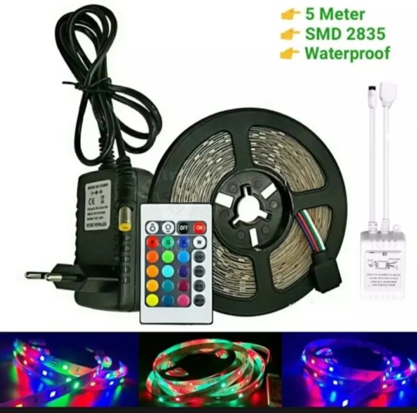 RGB LED Strip Light 2835 – 16 Feet Long | 300 LEDs - ARAMBAZ