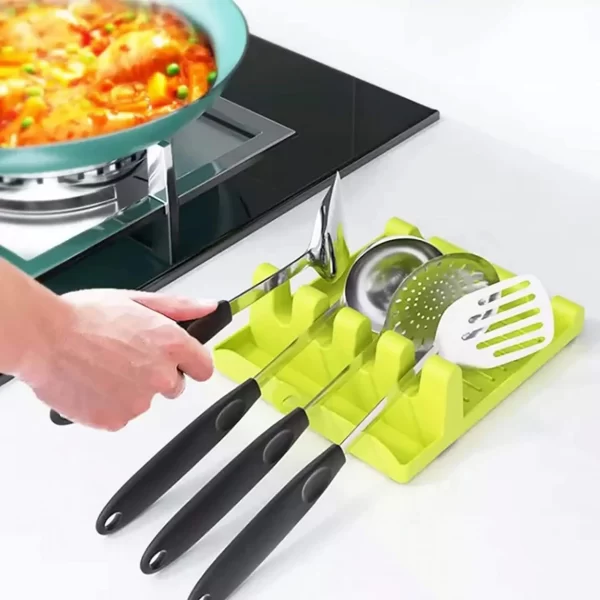 Plastic Spatula Holder – Kitchen Organizer for Forks, Spoons & Cooking ...