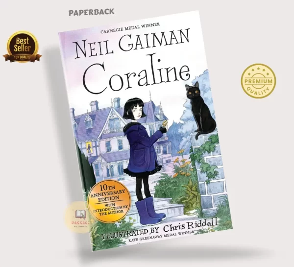 Coraline Book by Neil Gaiman - ARAMBAZ