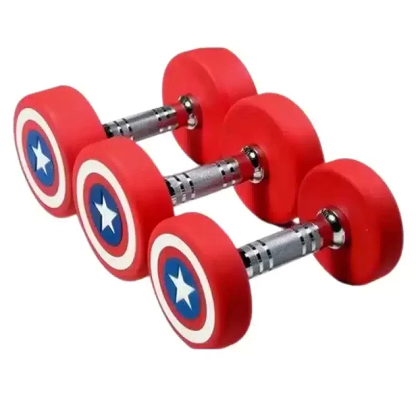 Marvel Dumbbell – Captain America Dumbbells 2.5 kg–30 kg (Total up to ...